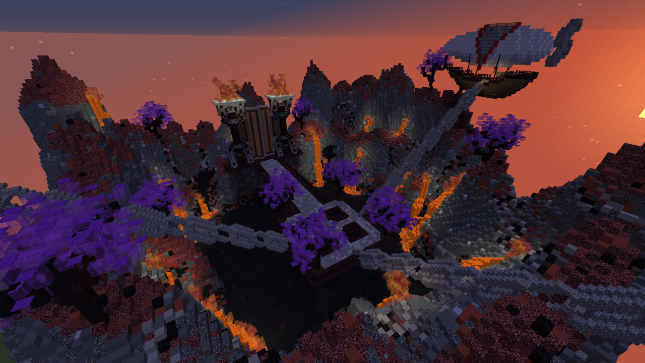 Hellish spawn Minecraft Map