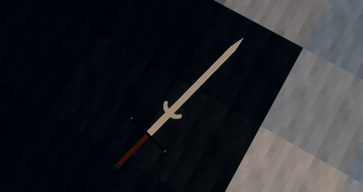 Two Handed Great Sword 3D Model/Files Minecraft Texture Pack