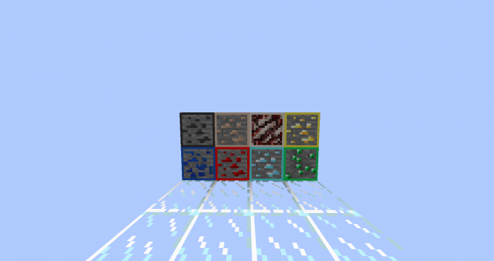 Highlited Ores 16x16 (1.8) Minecraft Texture Pack