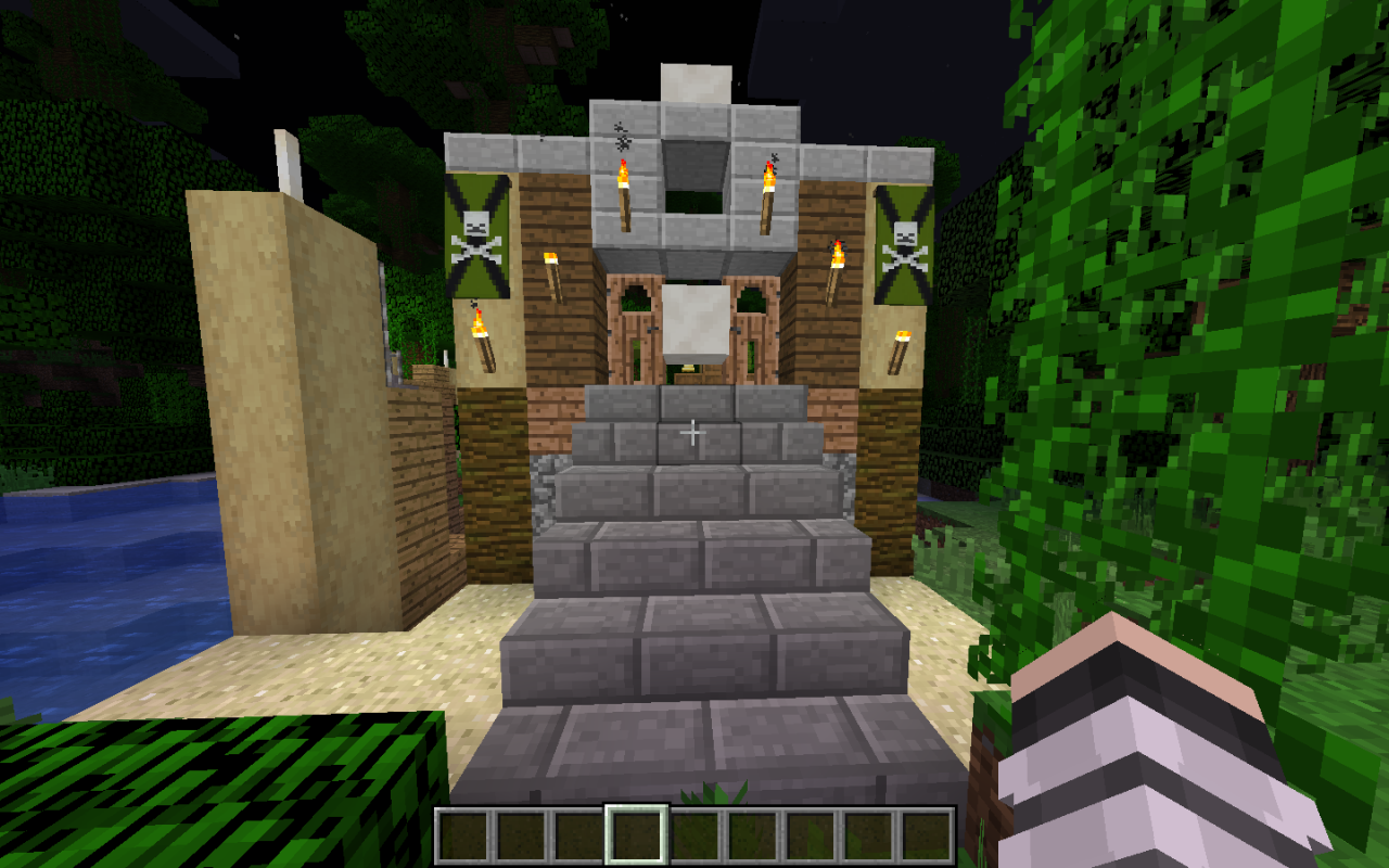 Jungle Tree Loft with Jungle Pirate Outpost Minecraft Map