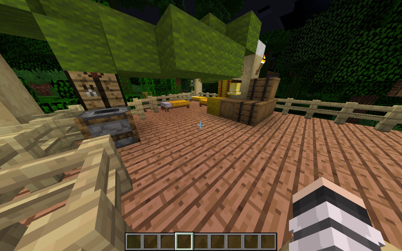 Jungle Tree Loft with Jungle Pirate Outpost Minecraft Map