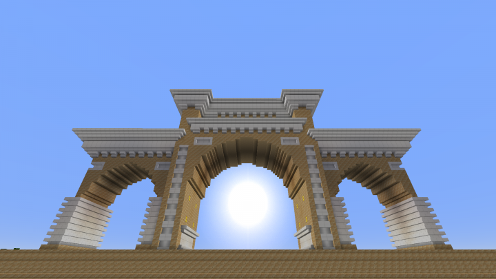 Great Triumphal Arch - Wielki Łuk Triumfalny Minecraft Map