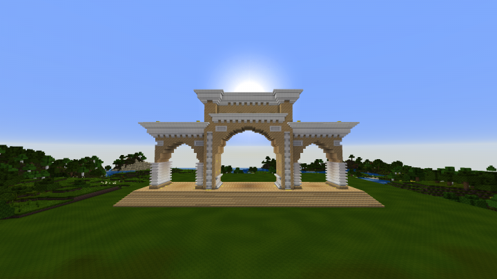 Great Triumphal Arch - Wielki Łuk Triumfalny Minecraft Map