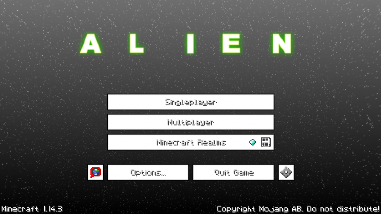 Alien Minecraft Texture Pack