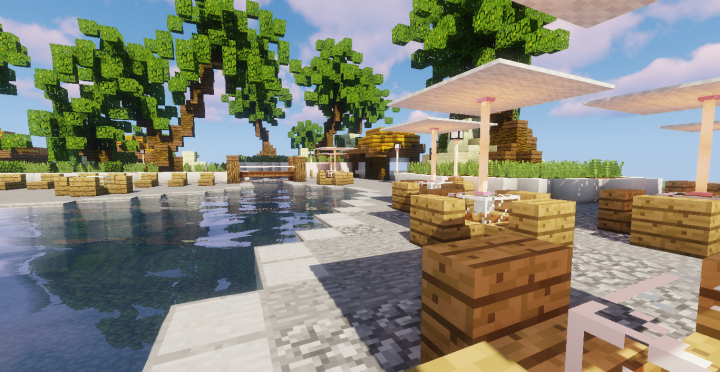 A Day at the Beach Minecraft Map