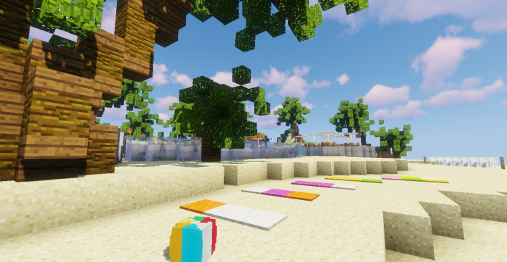 A Day at the Beach Minecraft Map