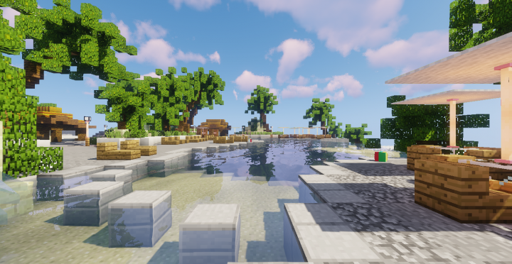 A Day at the Beach Minecraft Map