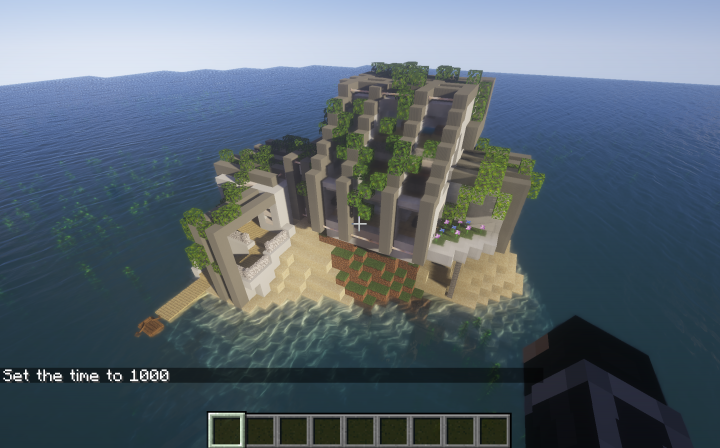 small island vacation home Minecraft Map