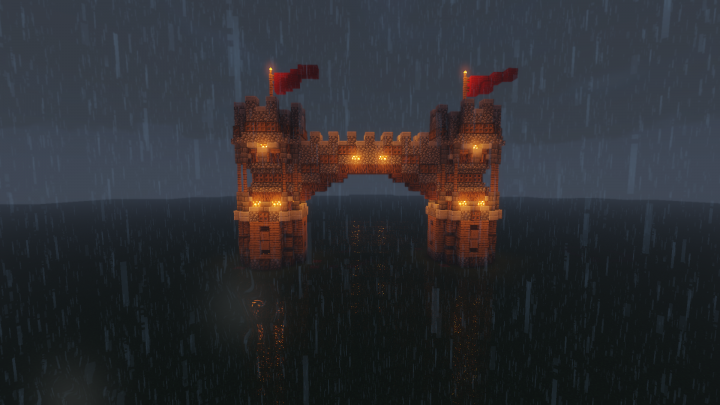 Village Gate Build Minecraft Map