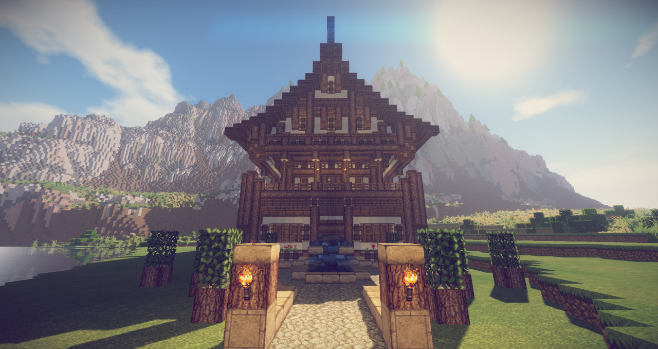 Japanese Mansion Minecraft Map