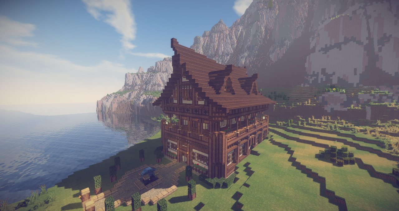 Japanese Mansion Minecraft Map