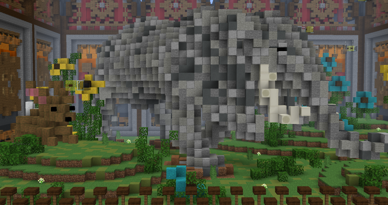 Elephant Organic Build Minecraft Map
