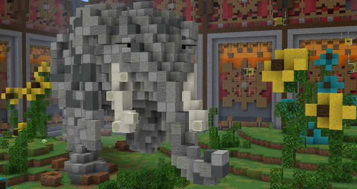 Elephant Organic Build Minecraft Map