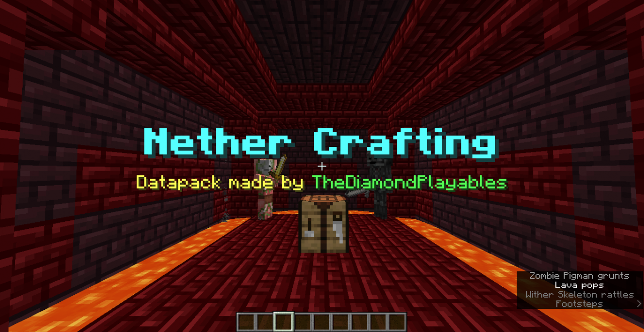 Nether Crafting [1.14x] - Craftable Nether Items! Minecraft Data Pack