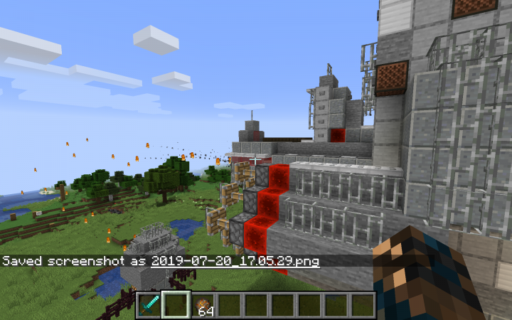 Robot invasion and underground bunker Minecraft Map