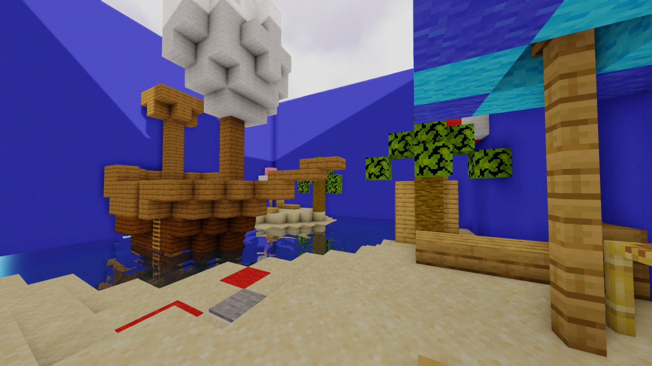 5 Levels of Find the Button Minecraft Map