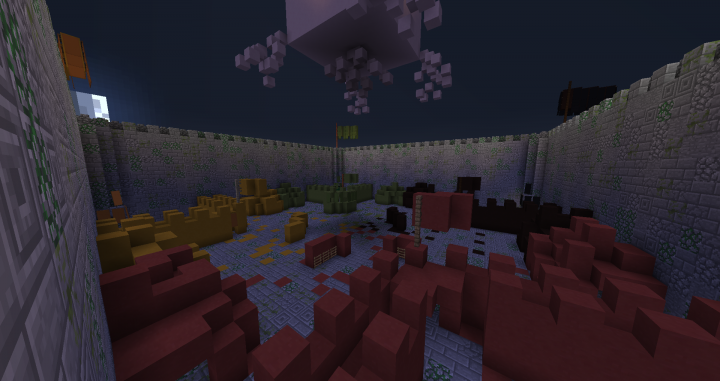 Paint PvP Arena Minecraft Map
