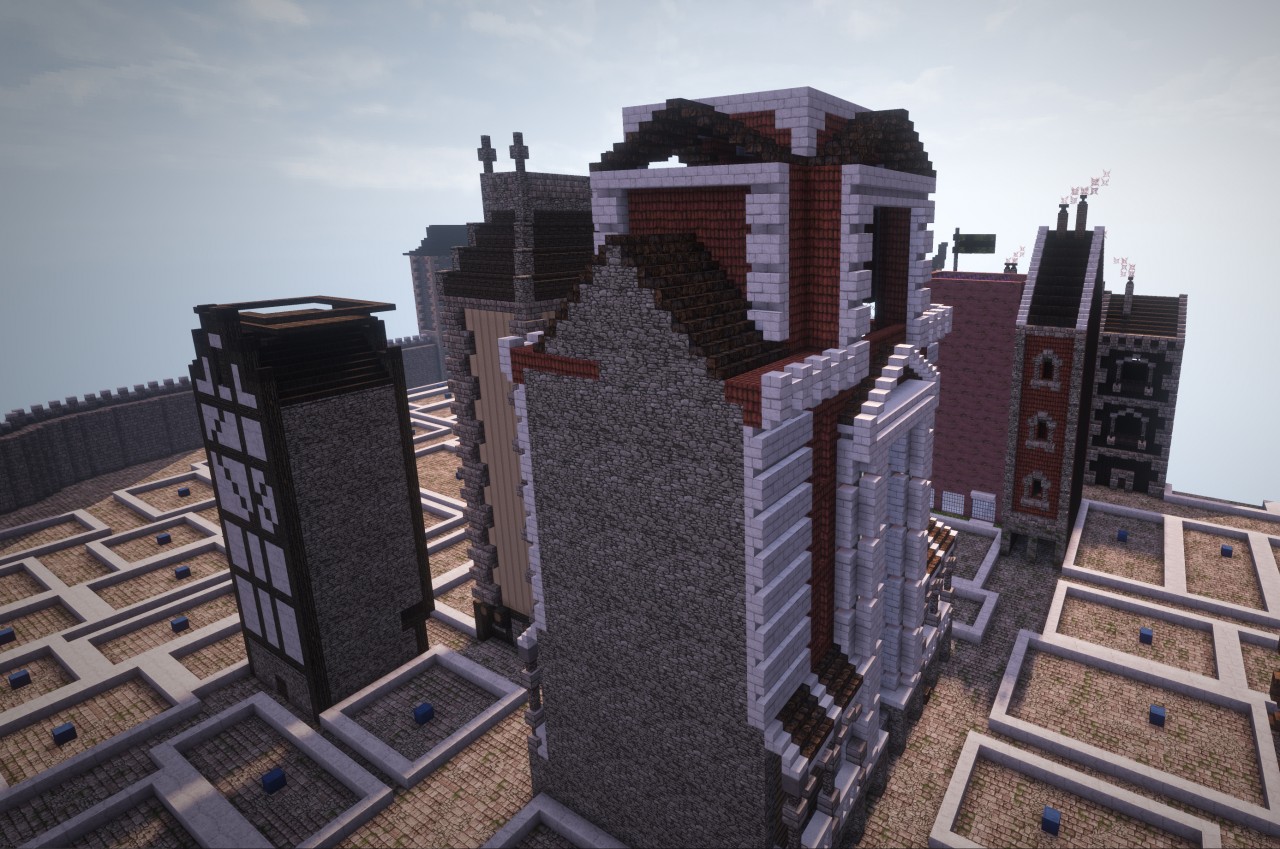 Iron-Flat Survival build Minecraft Map