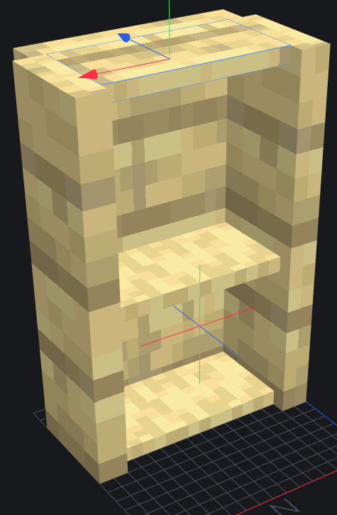 Empty Birch Bookshelf Minecraft Texture Pack