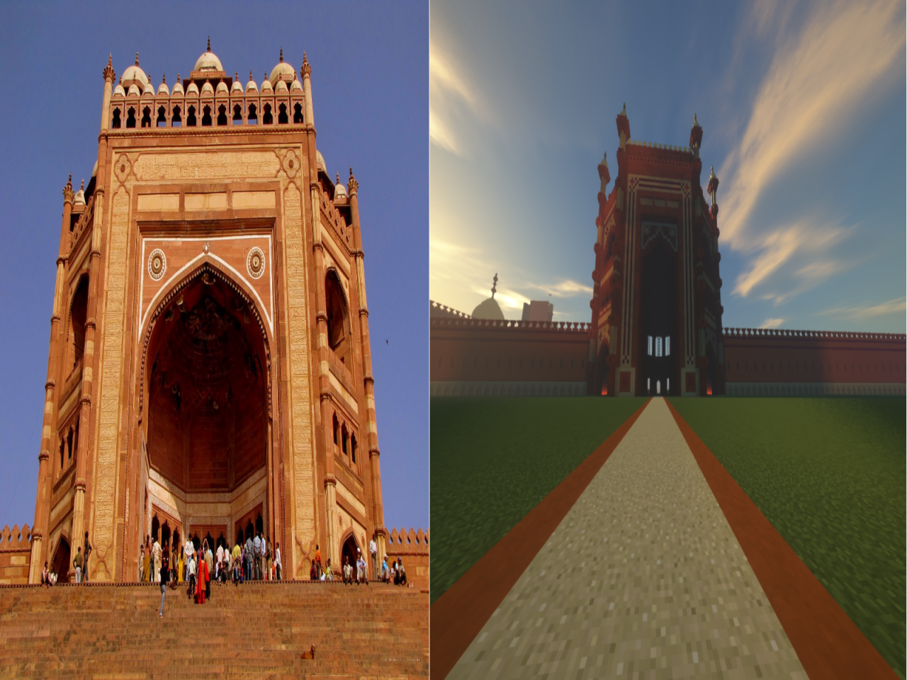 Fatehpur Sikri - The Old Indian City Map Minecraft Map