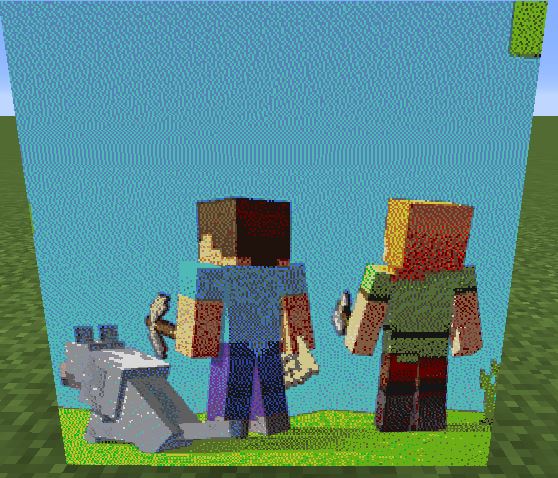 Minecraft 2x2 Map Art! (Schematica) Minecraft Map