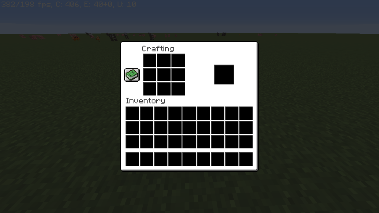 Simplistic, and Better Black and White GUI Minecraft Texture Pack