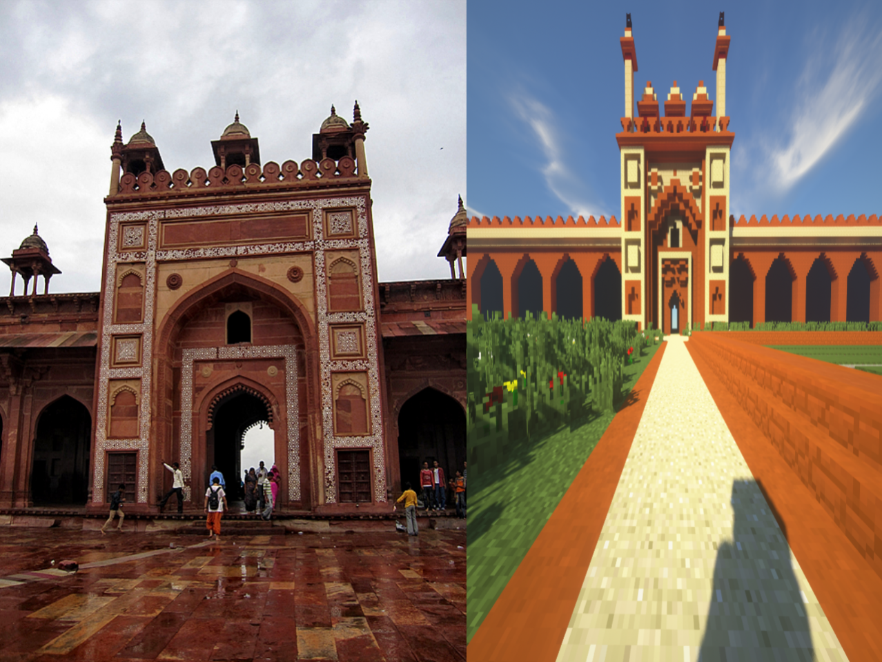Fatehpur Sikri - The Old Indian City Map Minecraft Map