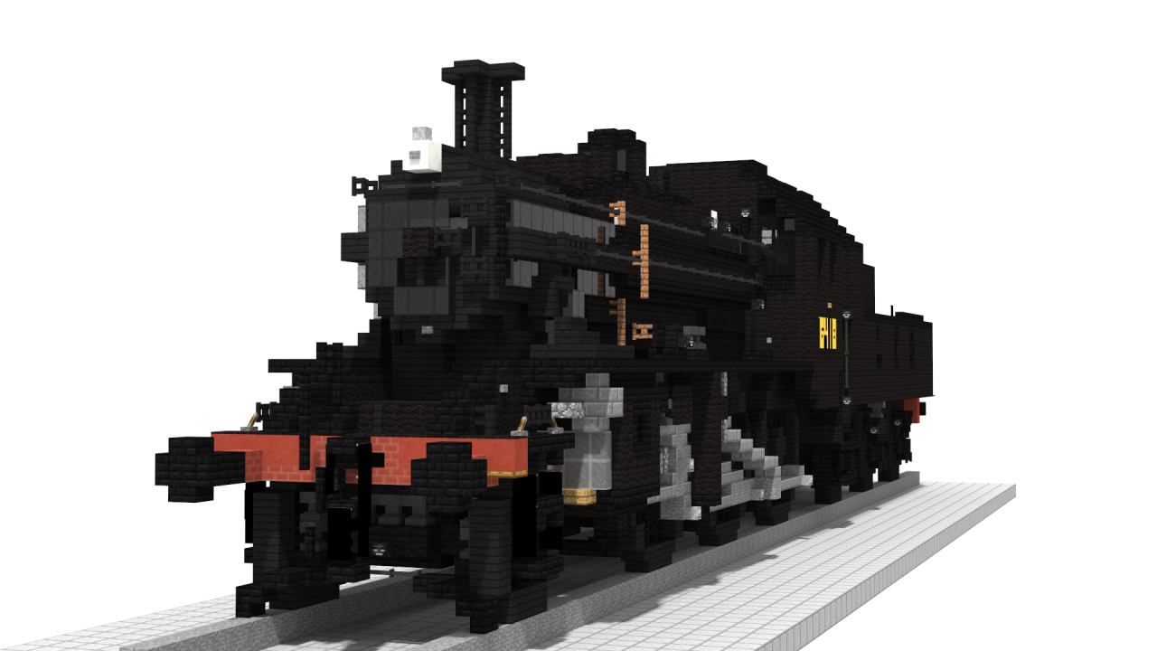 LMS Ivatt Class 2 | 5:1 Steam train Minecraft Map