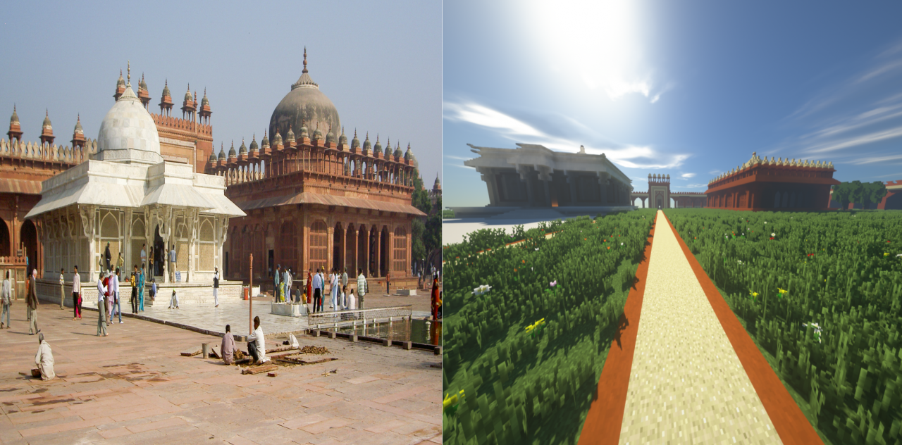 Fatehpur Sikri - The Old Indian City Map Minecraft Map