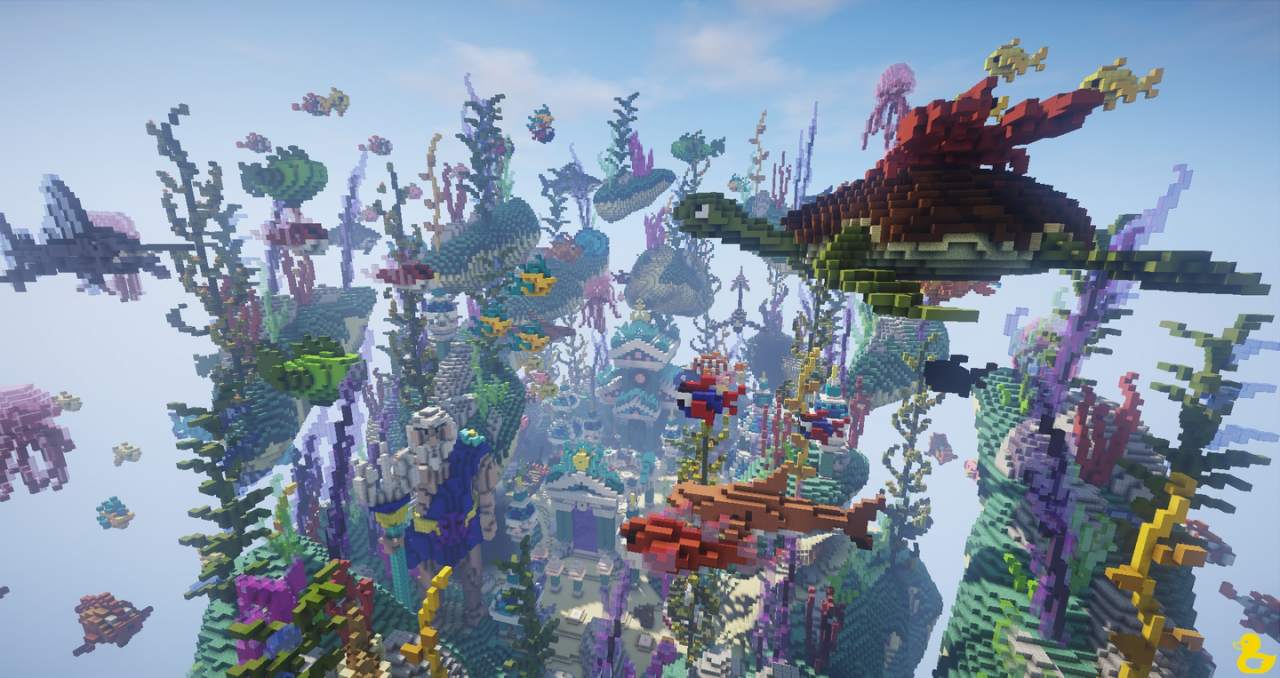 Aqua Minerale Spawn Minecraft Map