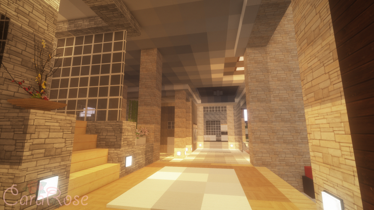 Modern Mansion + Interior | Landscape | Amberstone Pack | Minecraft ...