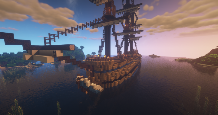The Autumn trade ship Minecraft Map