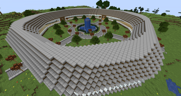 updated server spawn Minecraft Map