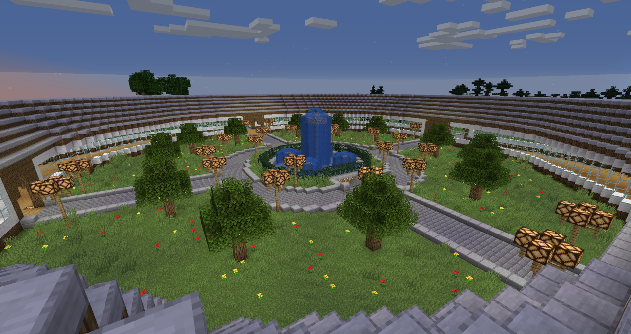 updated server spawn Minecraft Map