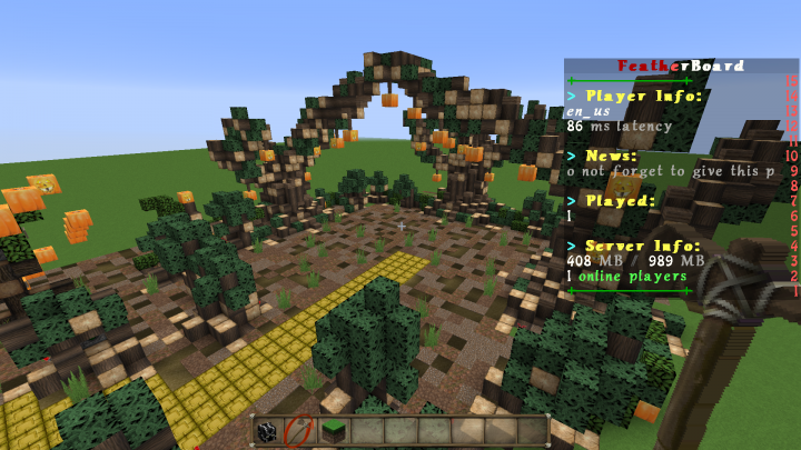 Emerald City Wizard of OZ Minecraft Map