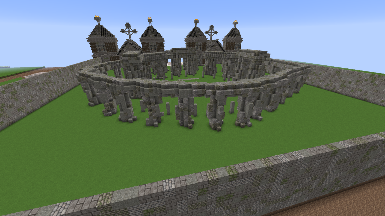 Castle Project with Stonehenge Minecraft Map