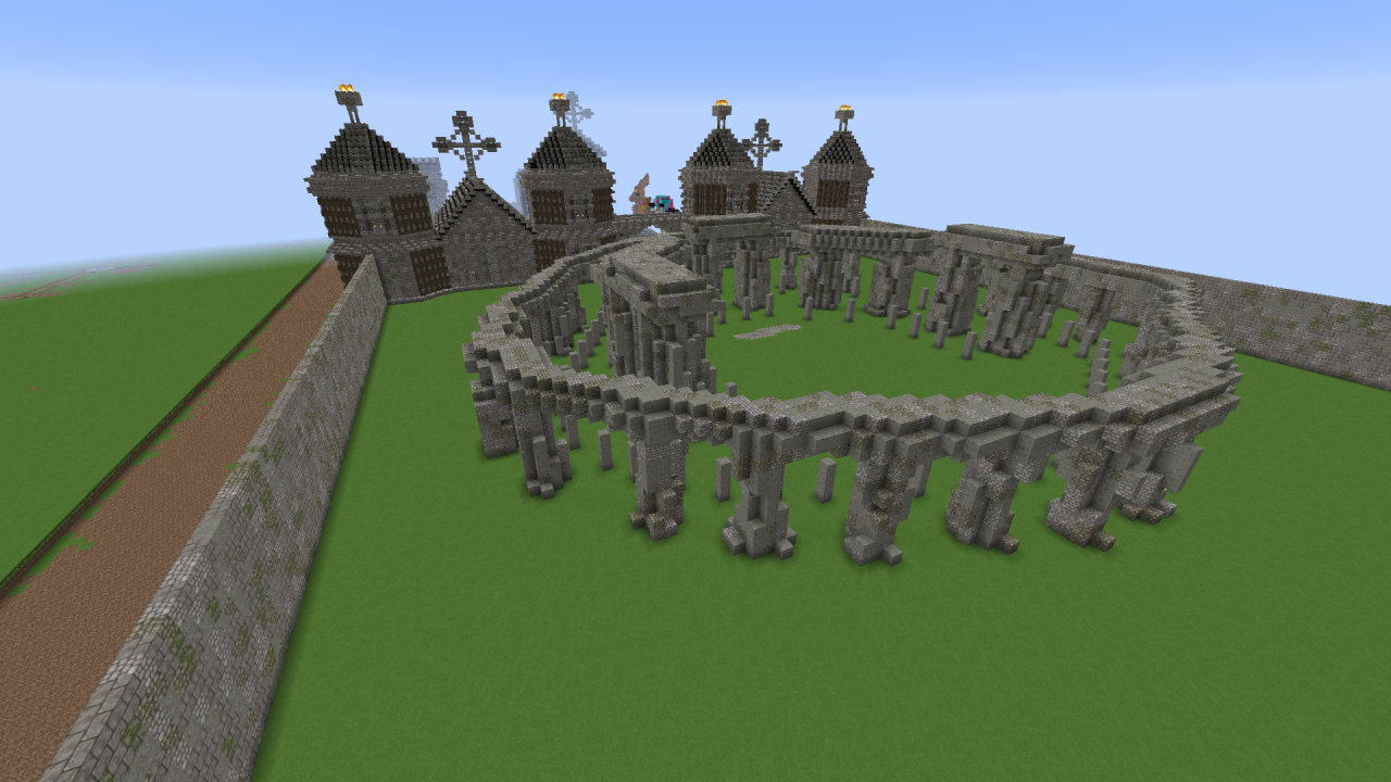 Castle Project with Stonehenge Minecraft Map