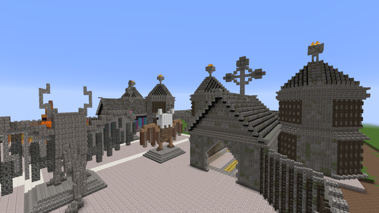 Castle Project with Stonehenge Minecraft Map