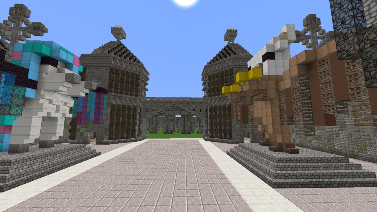 Castle Project with Stonehenge Minecraft Map