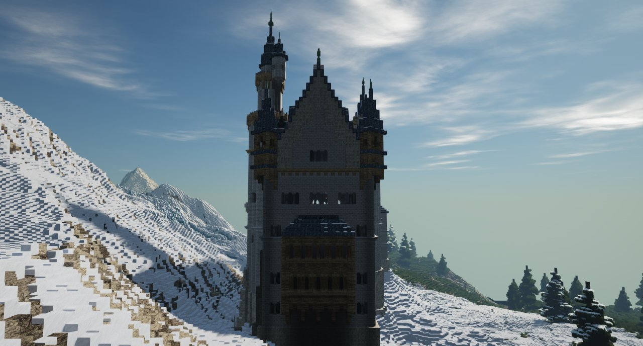 Neuschwanstein Castle Minecraft Map