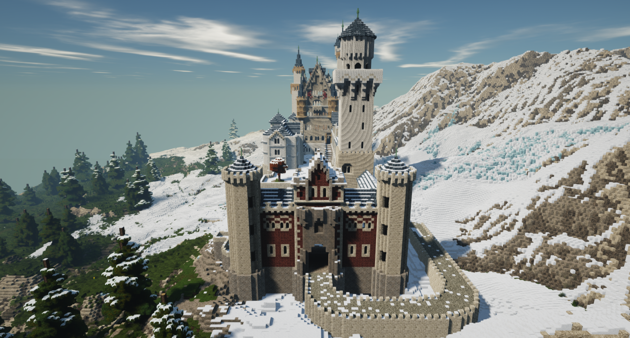 Neuschwanstein Castle Minecraft Map