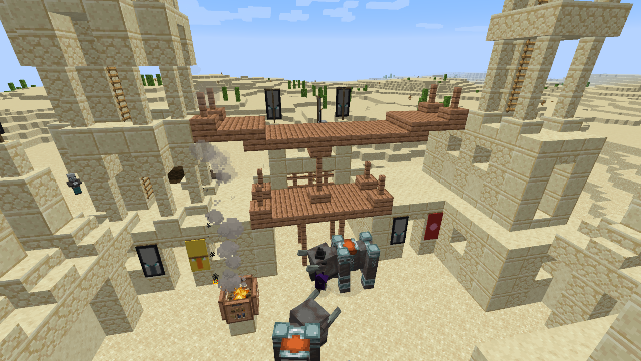 Map "Pillager Mansion:Desert" Minecraft Map