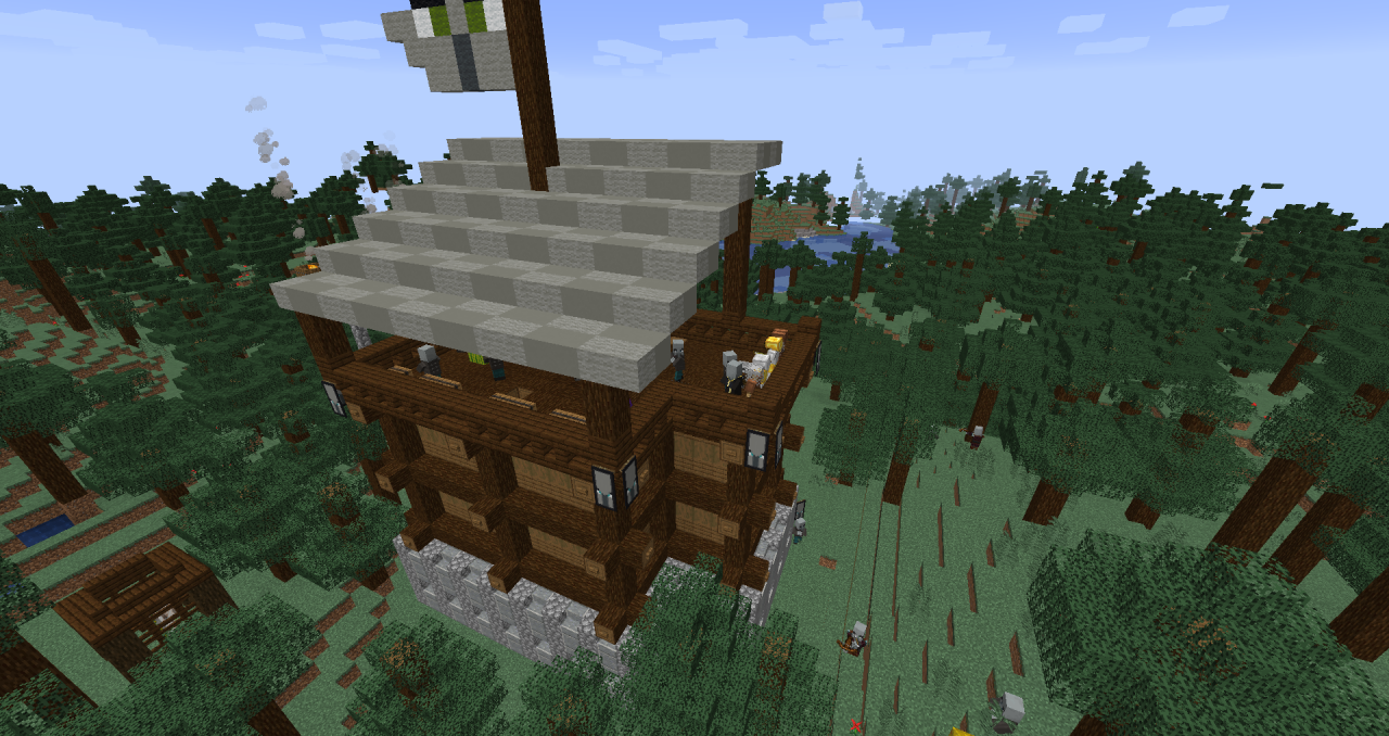 Map "Pillager Mansion:Taiga" Minecraft Map