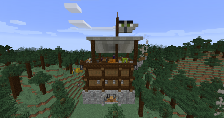 Map "Pillager Mansion:Taiga" Minecraft Map