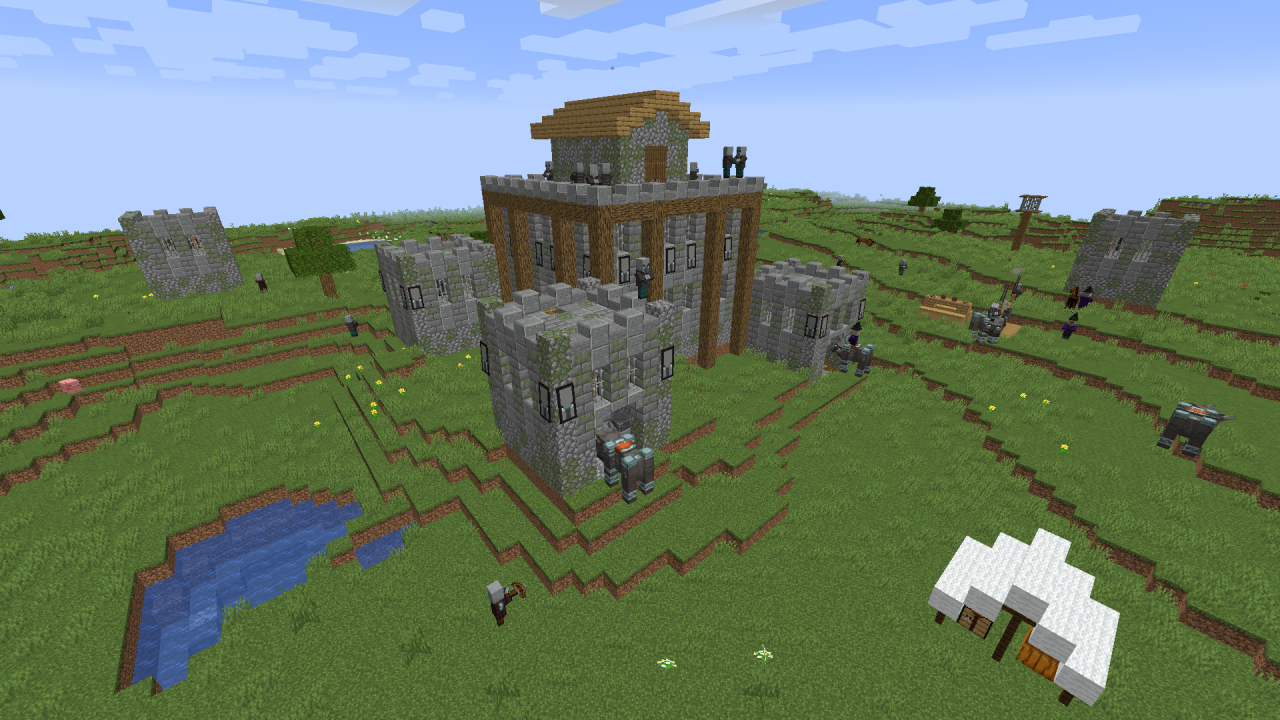 UPDATE of Map "Pillager Mansion:Plains" Minecraft Map