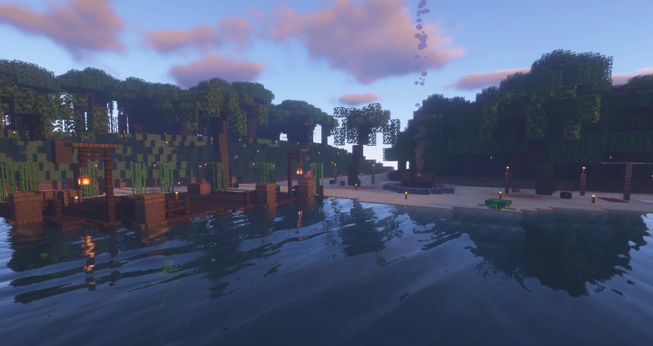 My 100% Custom Beach Minecraft Map