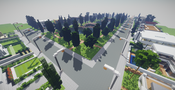 Modern Neighborhood 2 (Video) Minecraft Map