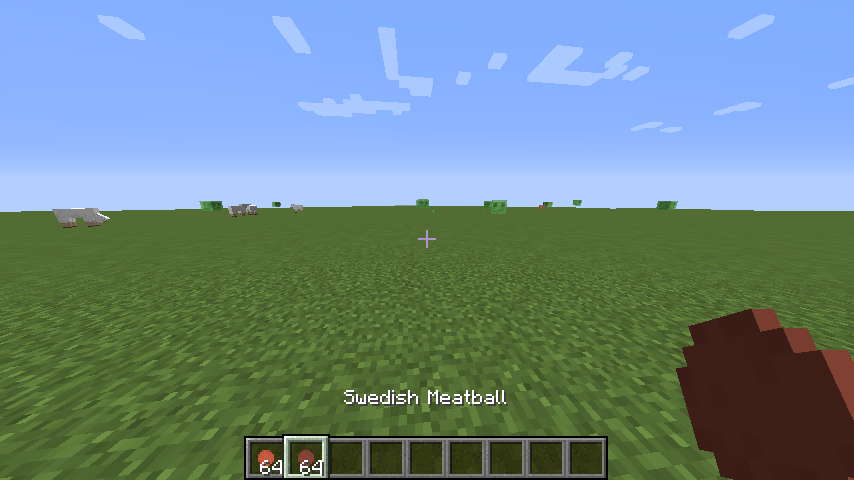 Meatballs And Music Minecraft Texture Pack