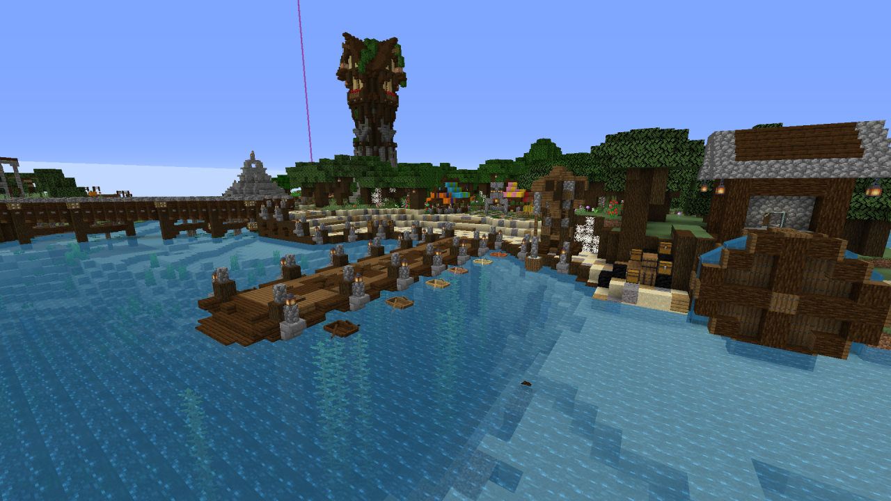 Minecraft full survival server overview! Minecraft Map