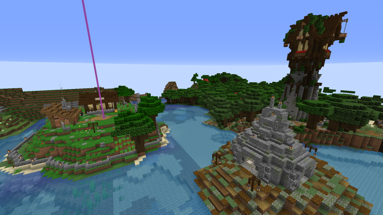 Minecraft full survival server overview! Minecraft Map